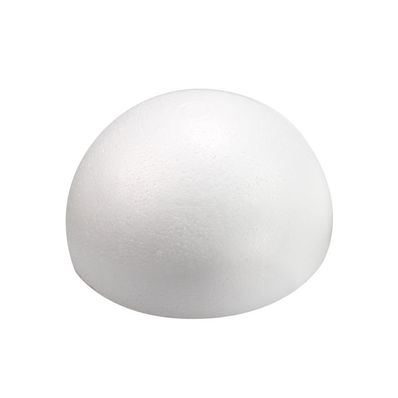 Demi sphère polystyrène GM blanc 25 cm