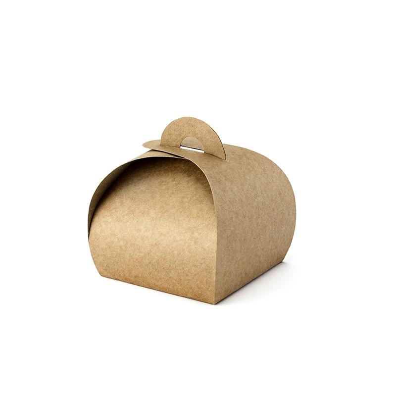 Lot de 10 boîtes kraft 8,5 x 8,5 x 7 cm