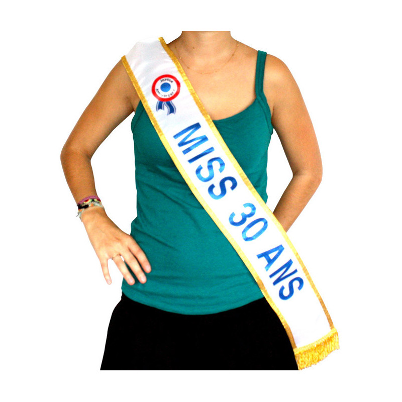 Echarpe Miss 30 ans