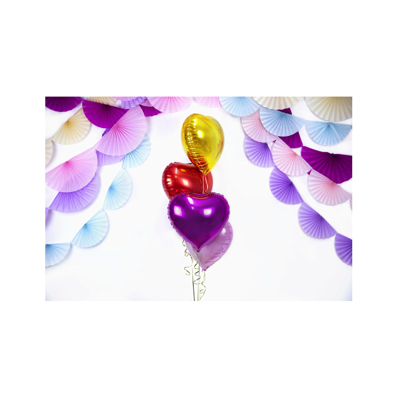 Ballon aluminium coeur rouge 45 cm