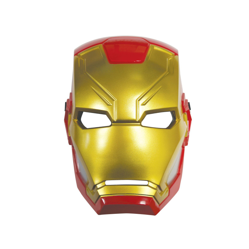 Demi Masque Plastique Iron Man Enfant