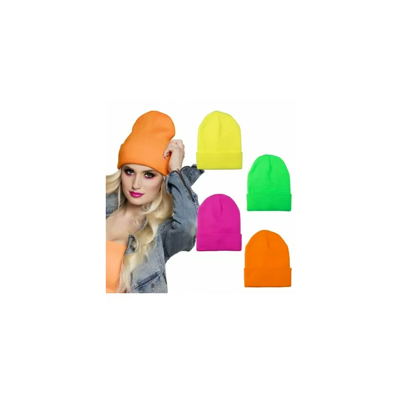 Bonnet vert fluo