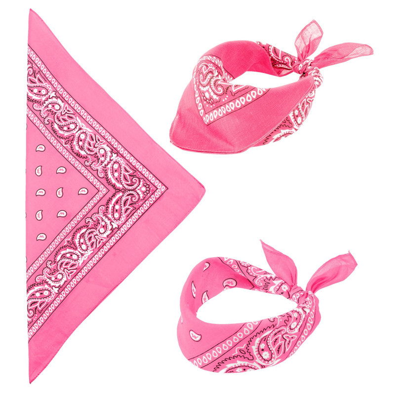 Bandana Rose - Accessoire Élégant et Polyvalent pour Tous