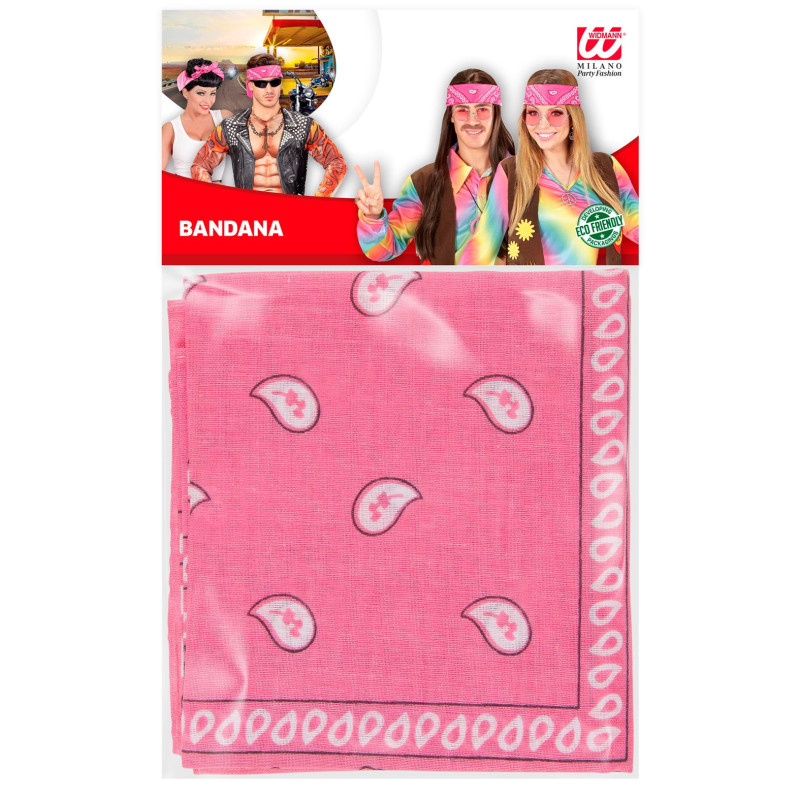 Bandana Rose - Accessoire Élégant et Polyvalent pour Tous