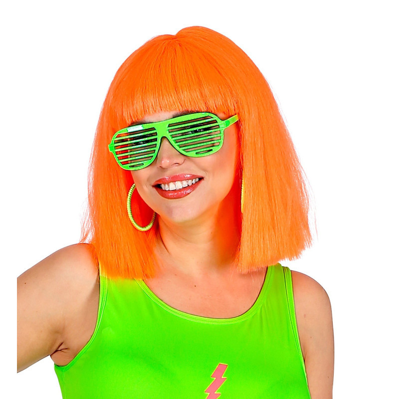 Lunettes à Obturateur Vert Fluo - L'Accessoire Festif
