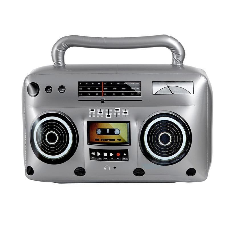 Radio Disco Gonflable 50 cm - Accessoire de Fête