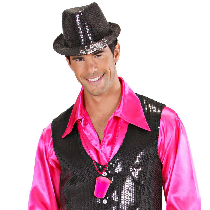 Collier à Shoot Rose Fluo - L'Accessoire de Fête