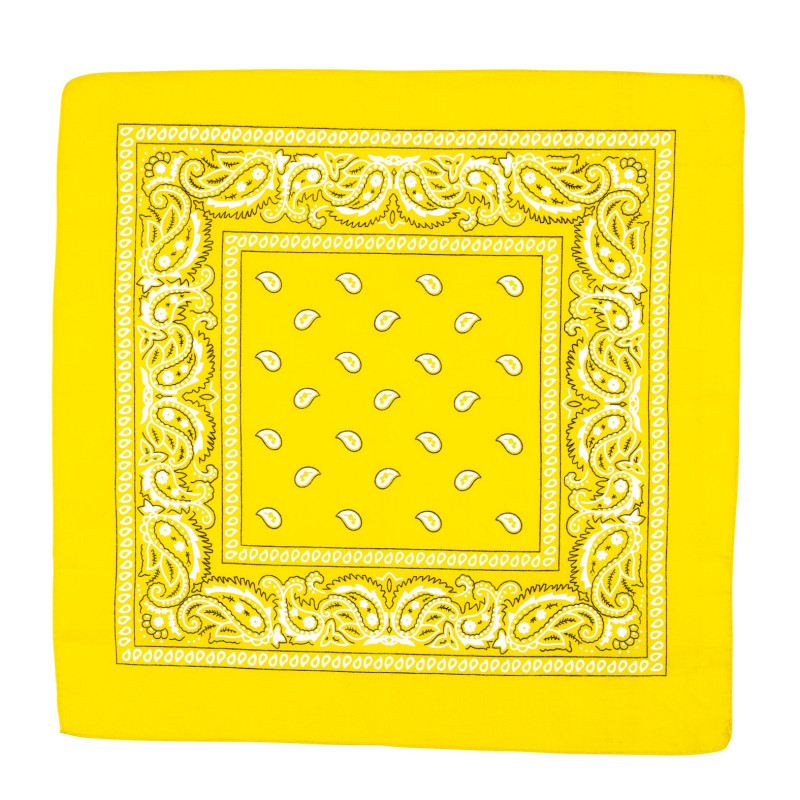 Bandana Jaune - Un Accessoire de Mode Lumineux pour Tous les Styles