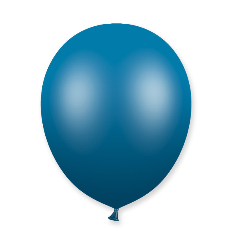 Pack de 50 Ballons Bleu Métallisé 30 cm - Décoration Spectaculaire