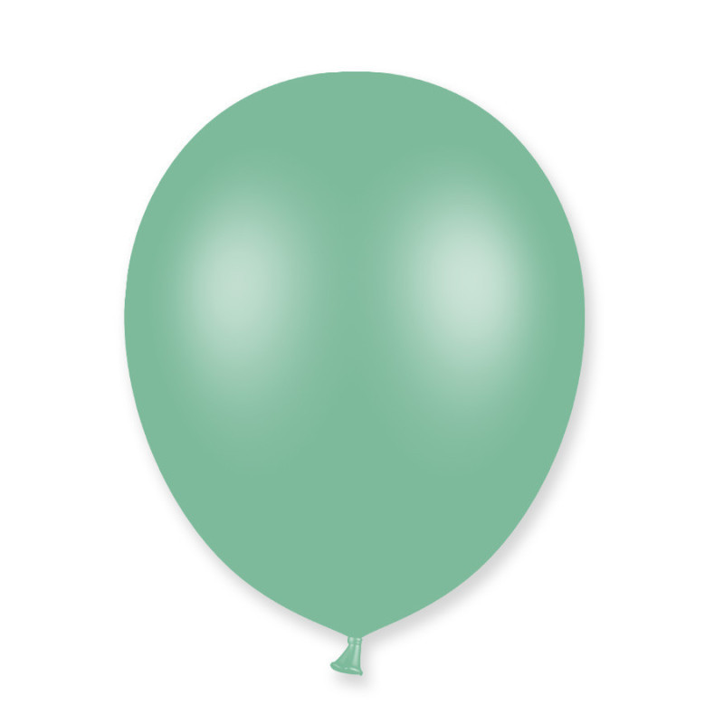 Pack de 50 Ballons Vert d'Eau 30 cm - Ambiance Calme et Élégante