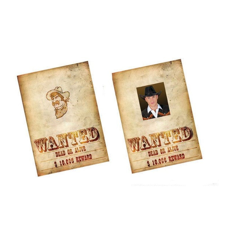 Affiche wanted reversible