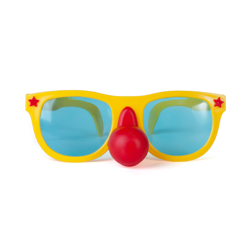 Lunettes Clown Avec Nez Rouge